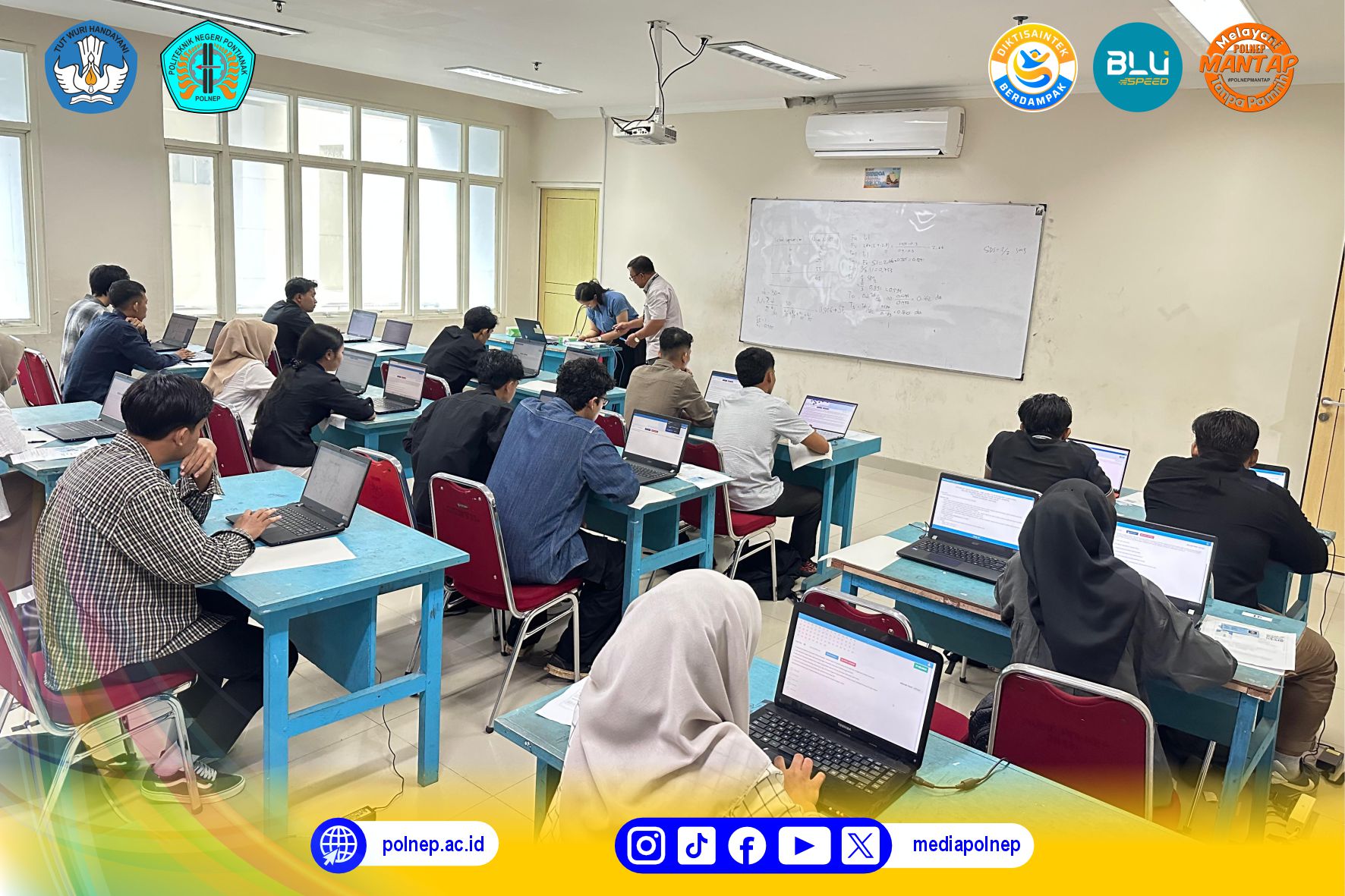 SUASANA HARI KEDUA UJIAN SM-KPN TAHUN 2025 DI GEDUNG TERPADU POLNEP ...
