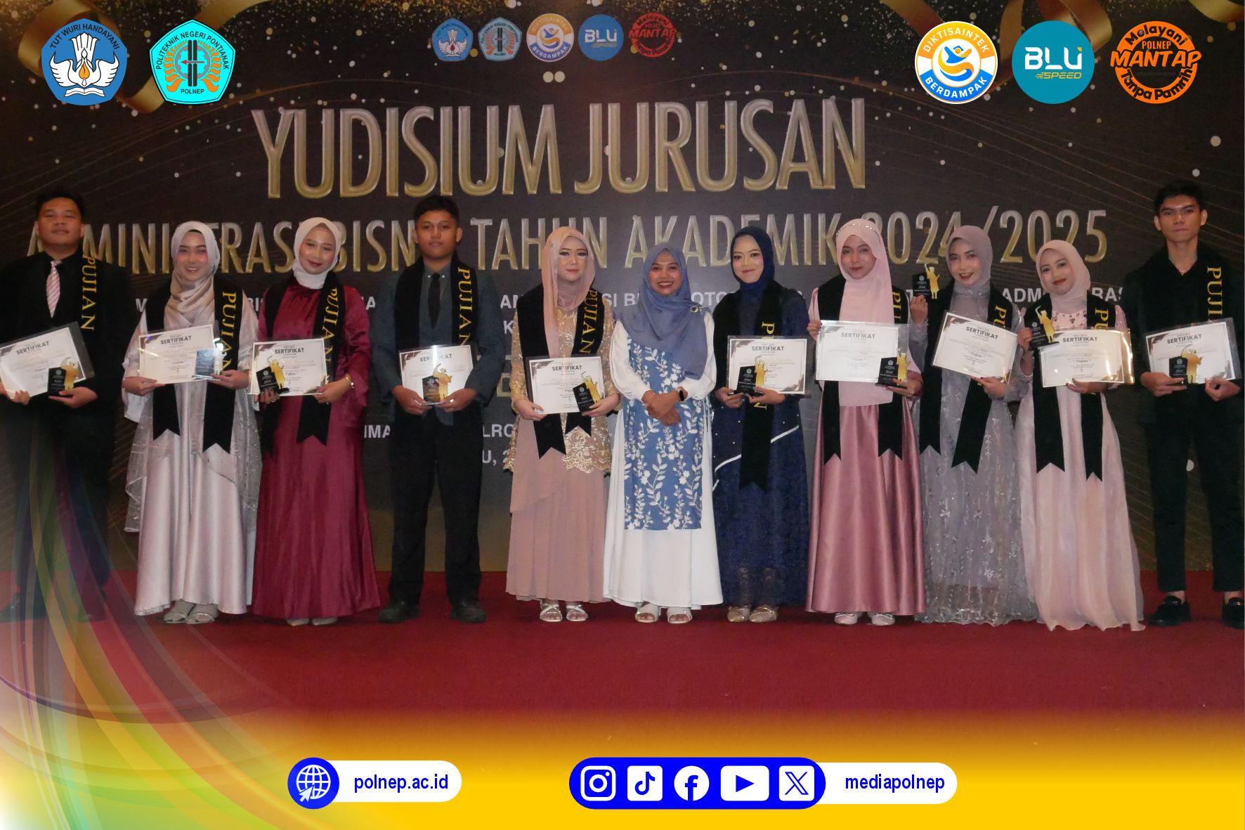 JURUSAN ADMINISTRASI BISNIS POLNEP RESMI LEPAS RATUSAN CALON WISUDAWAN ...