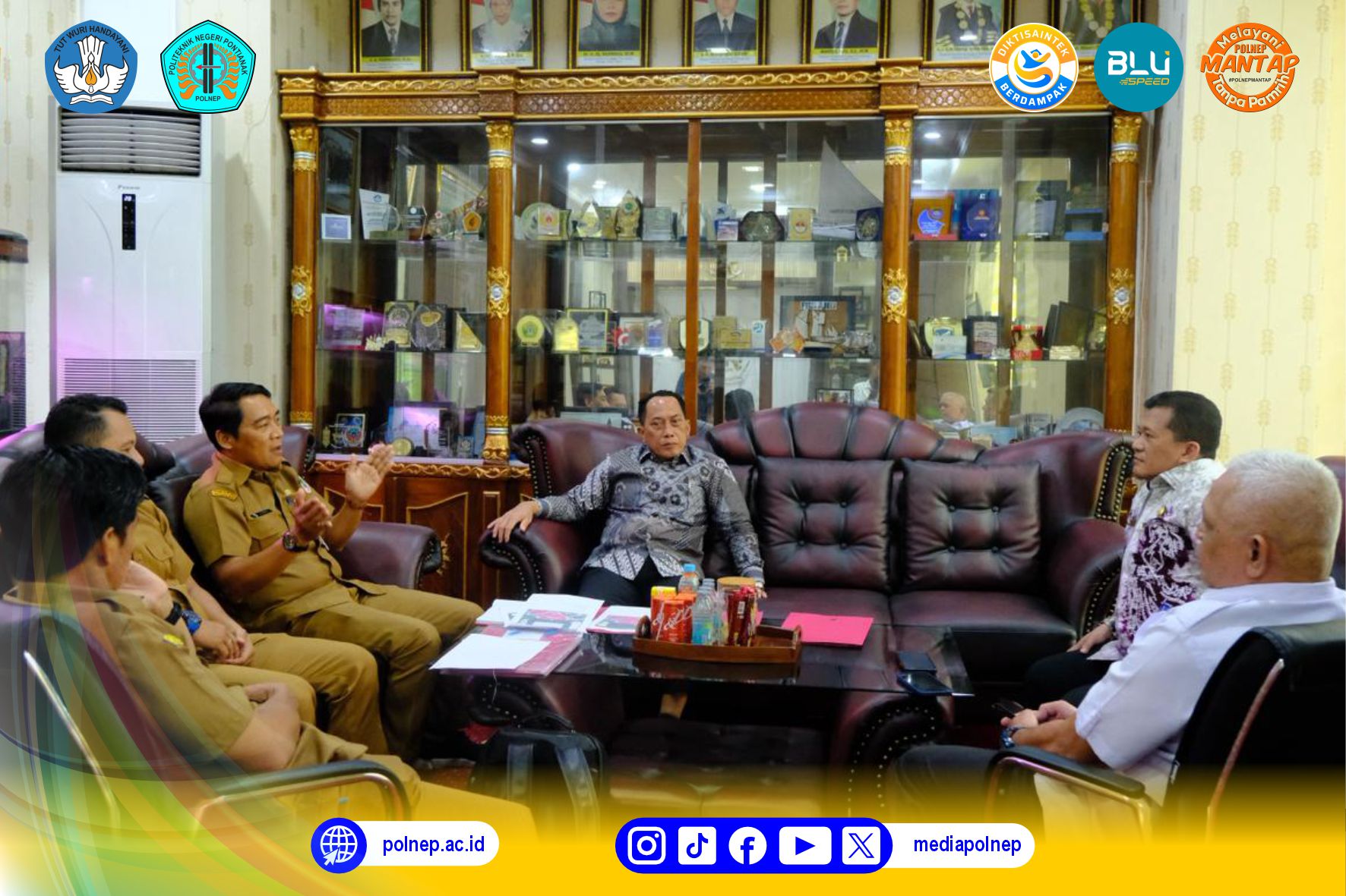 POLNEP TERIMA KUNJUNGAN WAKIL BUPATI KAPUAS HULU BAHAS PEMBANGUNAN ...
