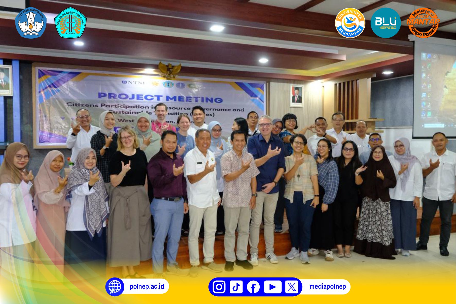 POLNEP JADI TUAN RUMAH PROJECT MEETING SUSTAIN-NORHED: PERKUAT ...